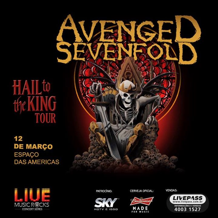 Avenged Sevenfold se apresenta no Brasil » Bruno Motta Eventos